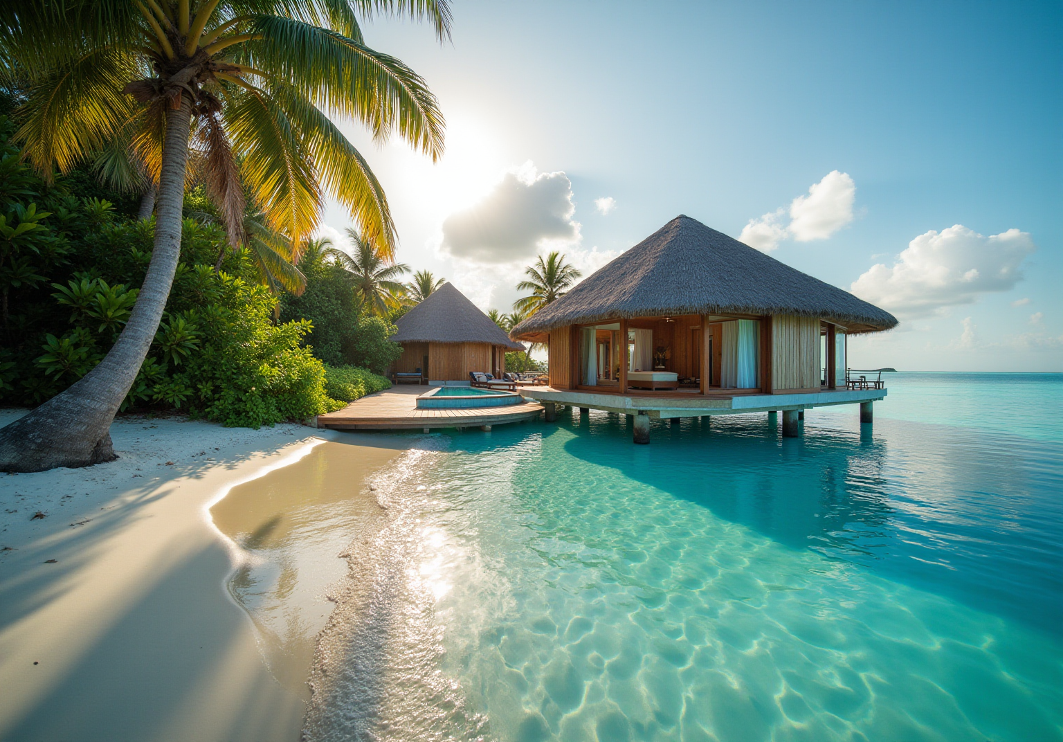 Luxurious Overwater Villa in Maldives