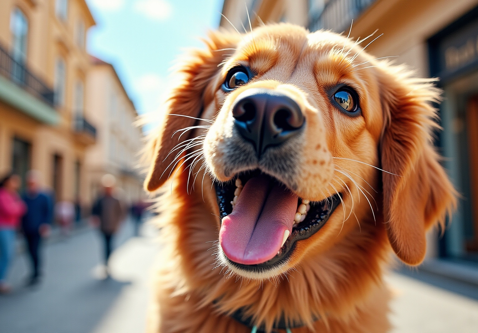 Playful Animal Portrait in Vienna