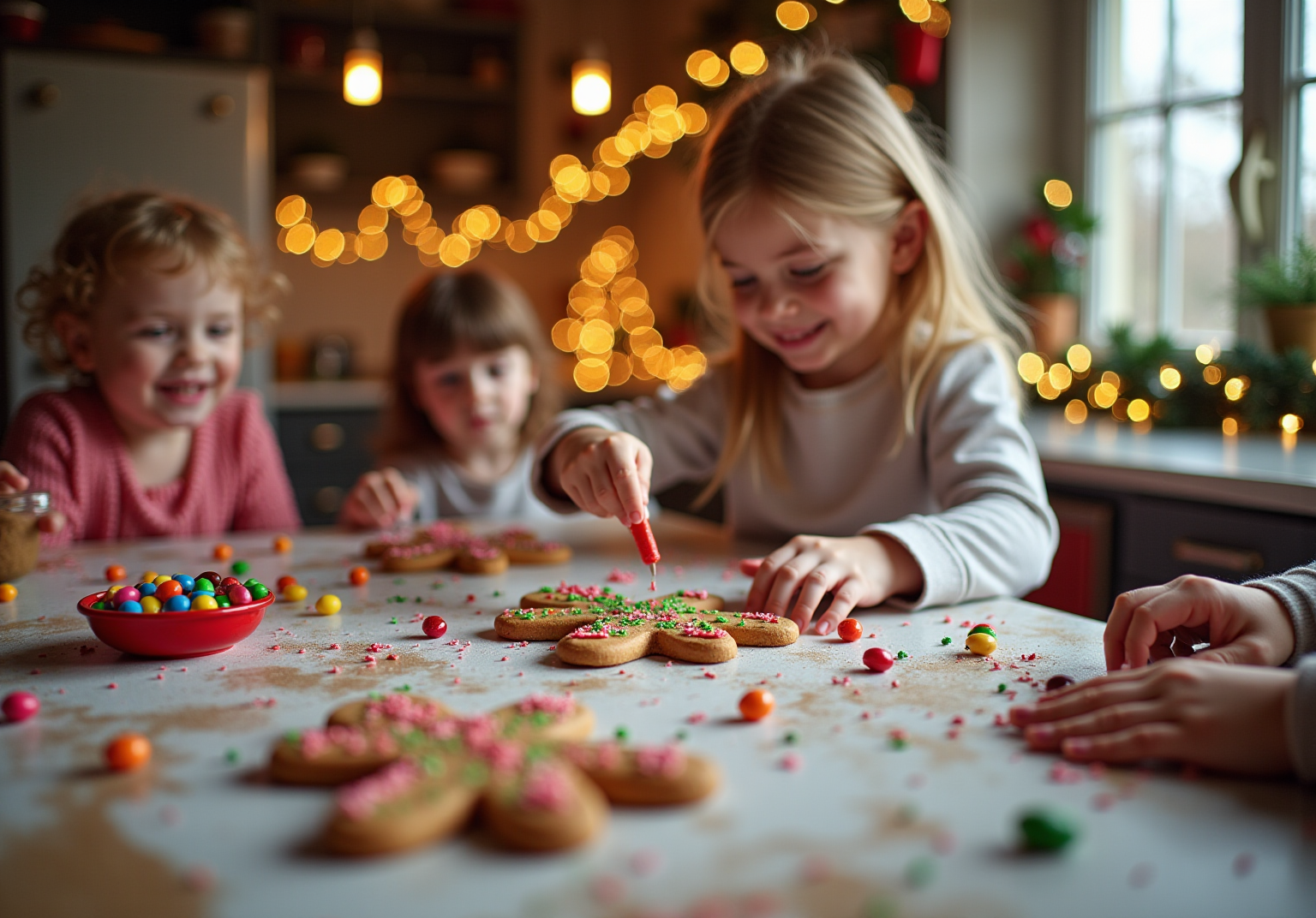 Joyful Gingerbread Man Decorating Joyful Gingerbread Man Decorating