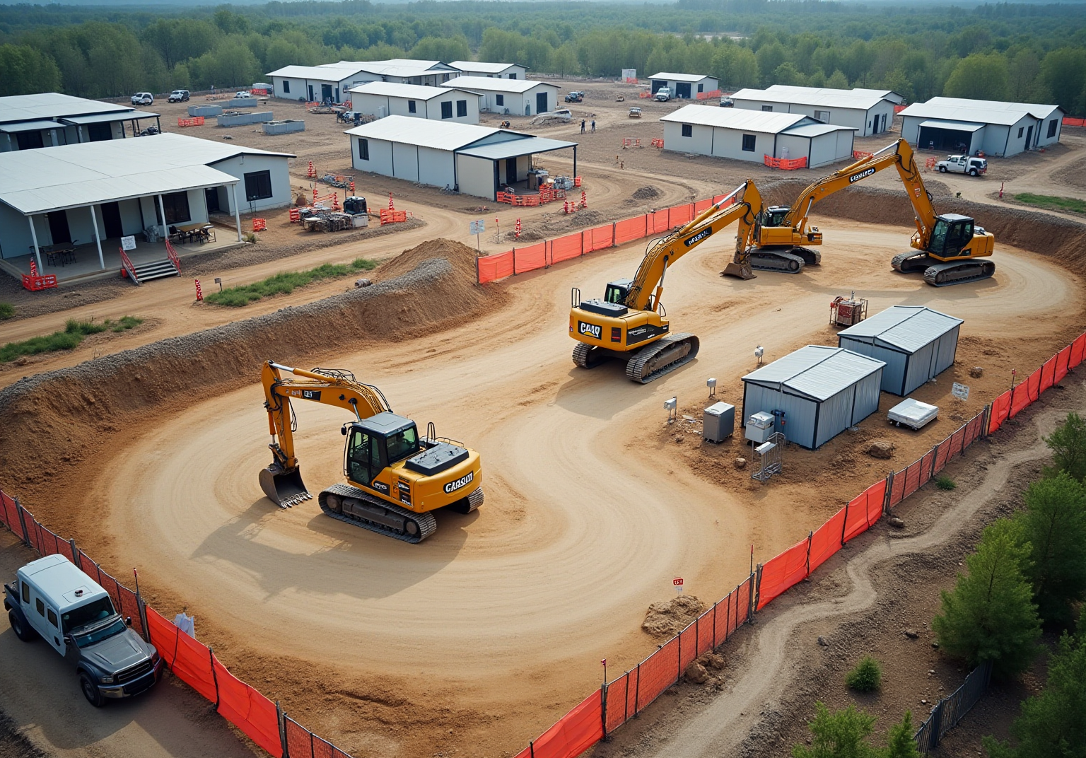 Comprehensive View of a Construction Site