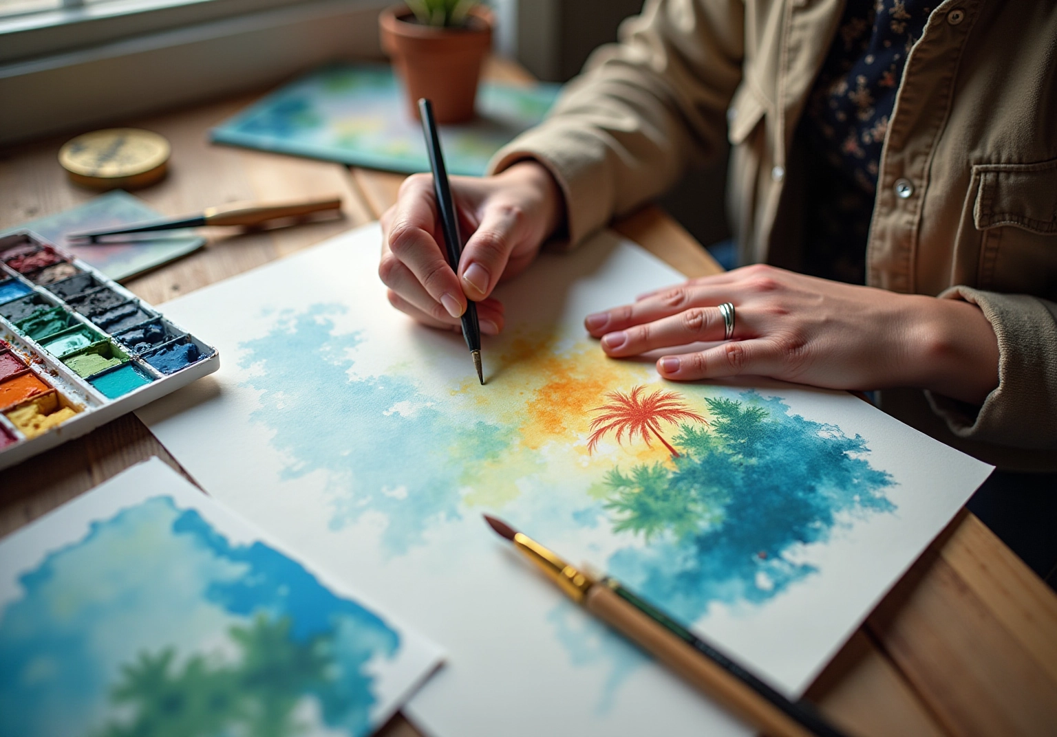 Preparing for Watercolor Landscape Art Preparing for Watercolor Landscape Art