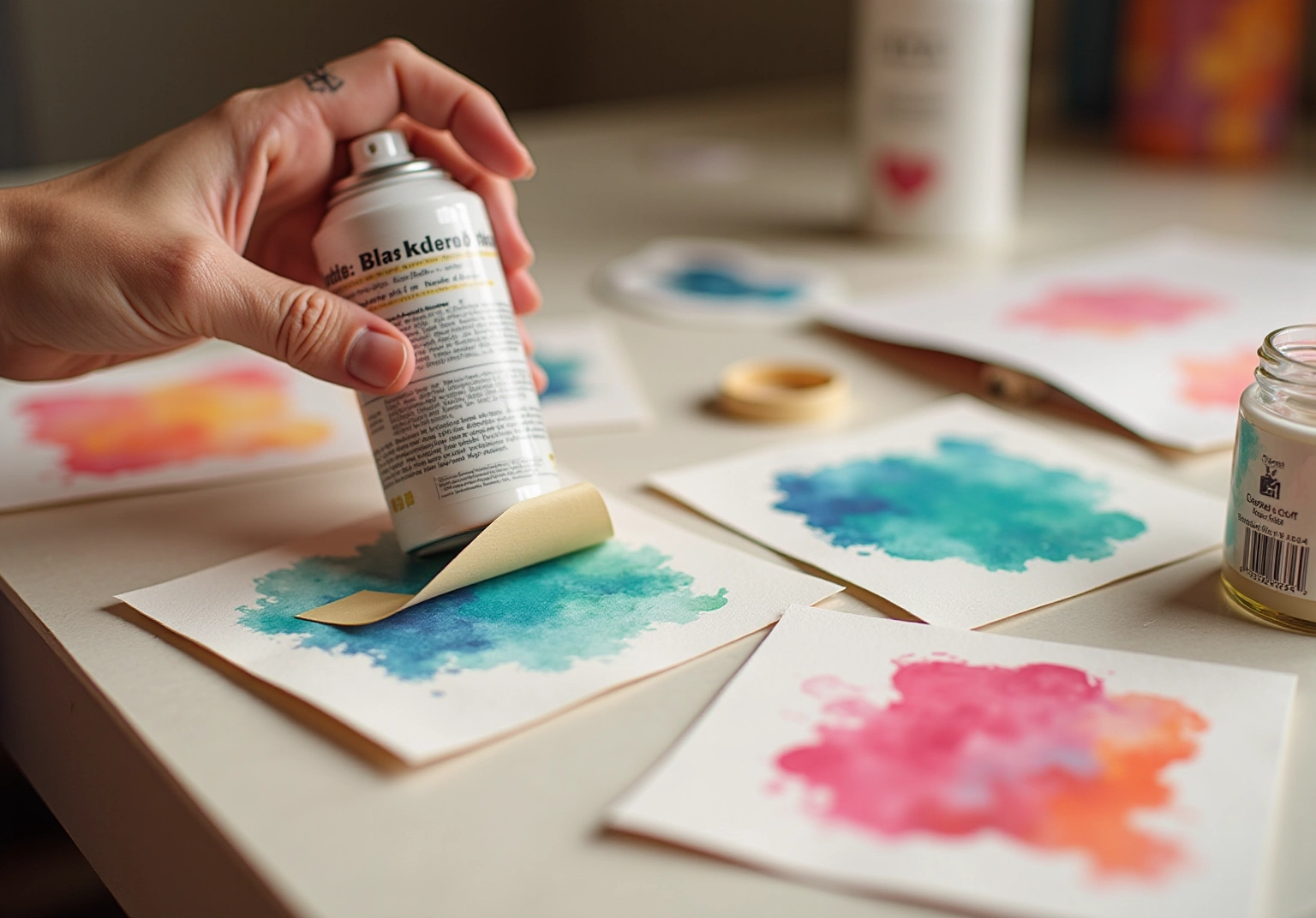 Preserving Painted Cards