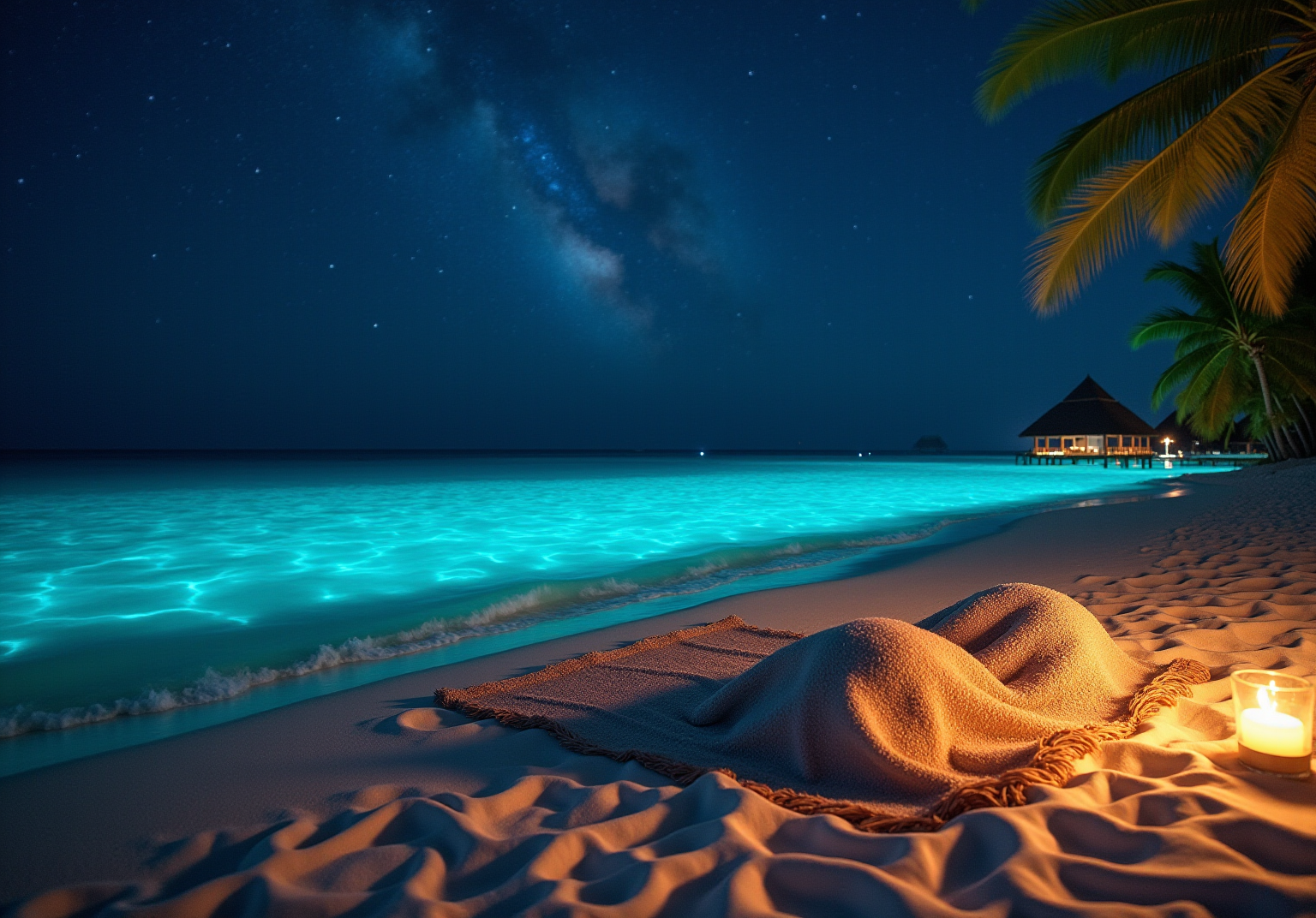 Enchanting Bioluminescent Adventure in the Maldives