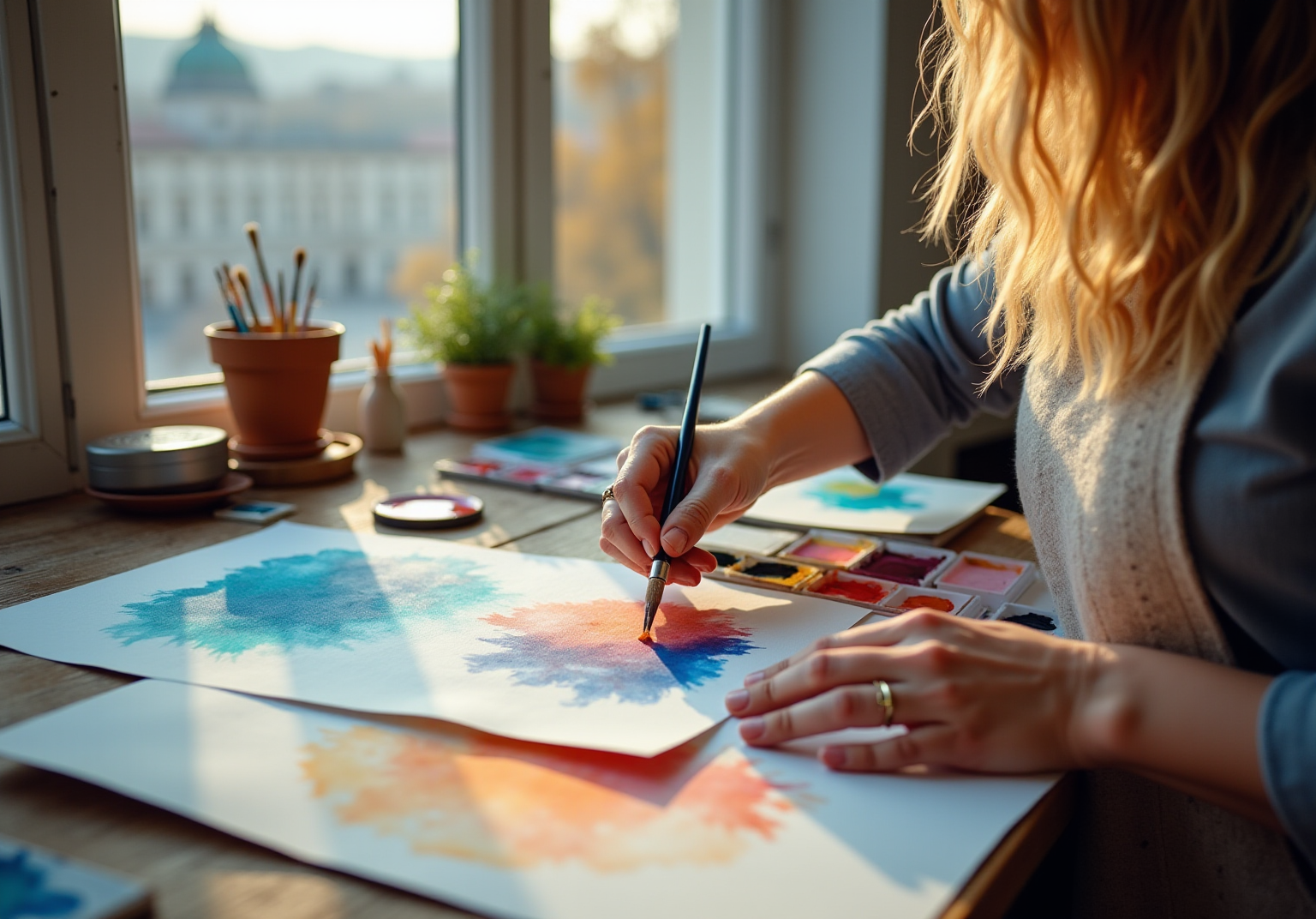 Artistic Techniques in Watercolor Illustration