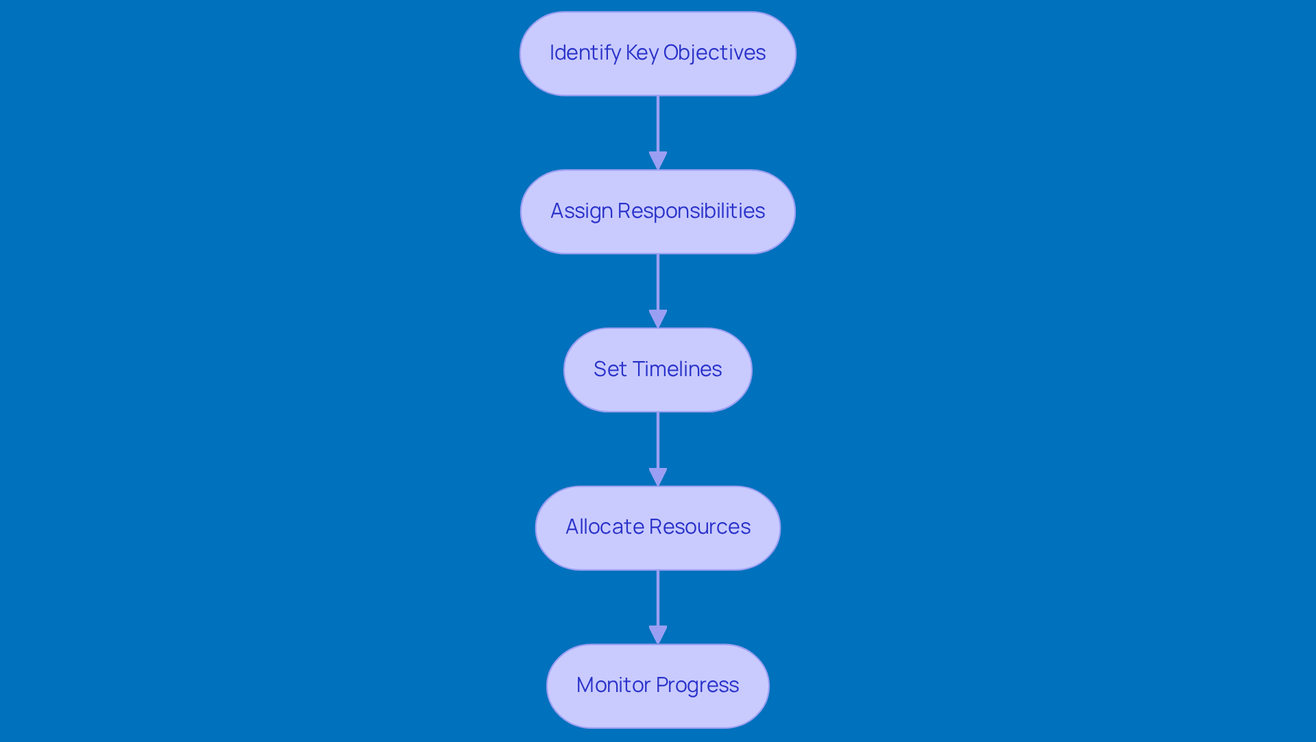 Each box represents a crucial step in creating your action plan. Follow the arrows to see how each step leads to the next, guiding you toward a successful strategy.
