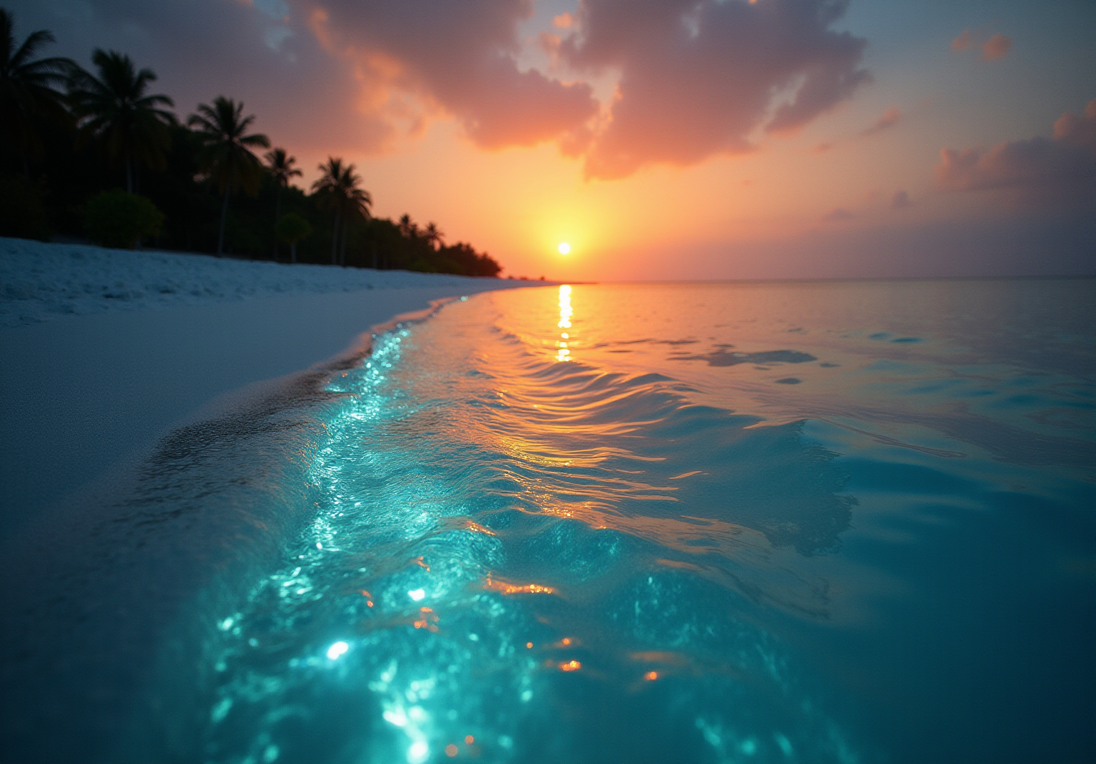 Enchanted Bioluminescence in the Maldives