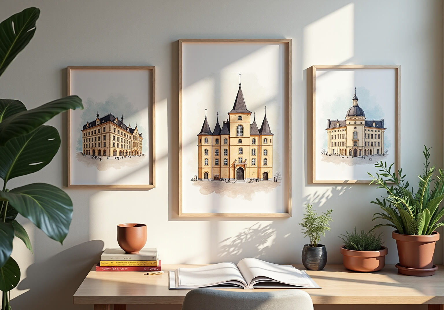 Personalized Watercolor Art Inspired by Vienna