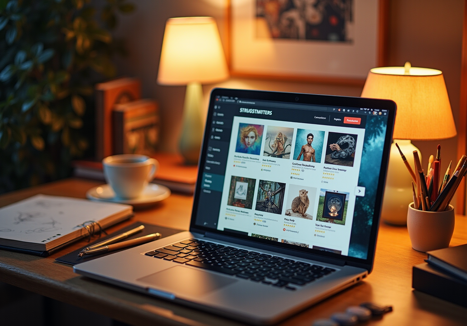 Artist's Workspace: Navigating Online Art Print Platforms Artist's Workspace: Navigating Online Art Print Platforms
