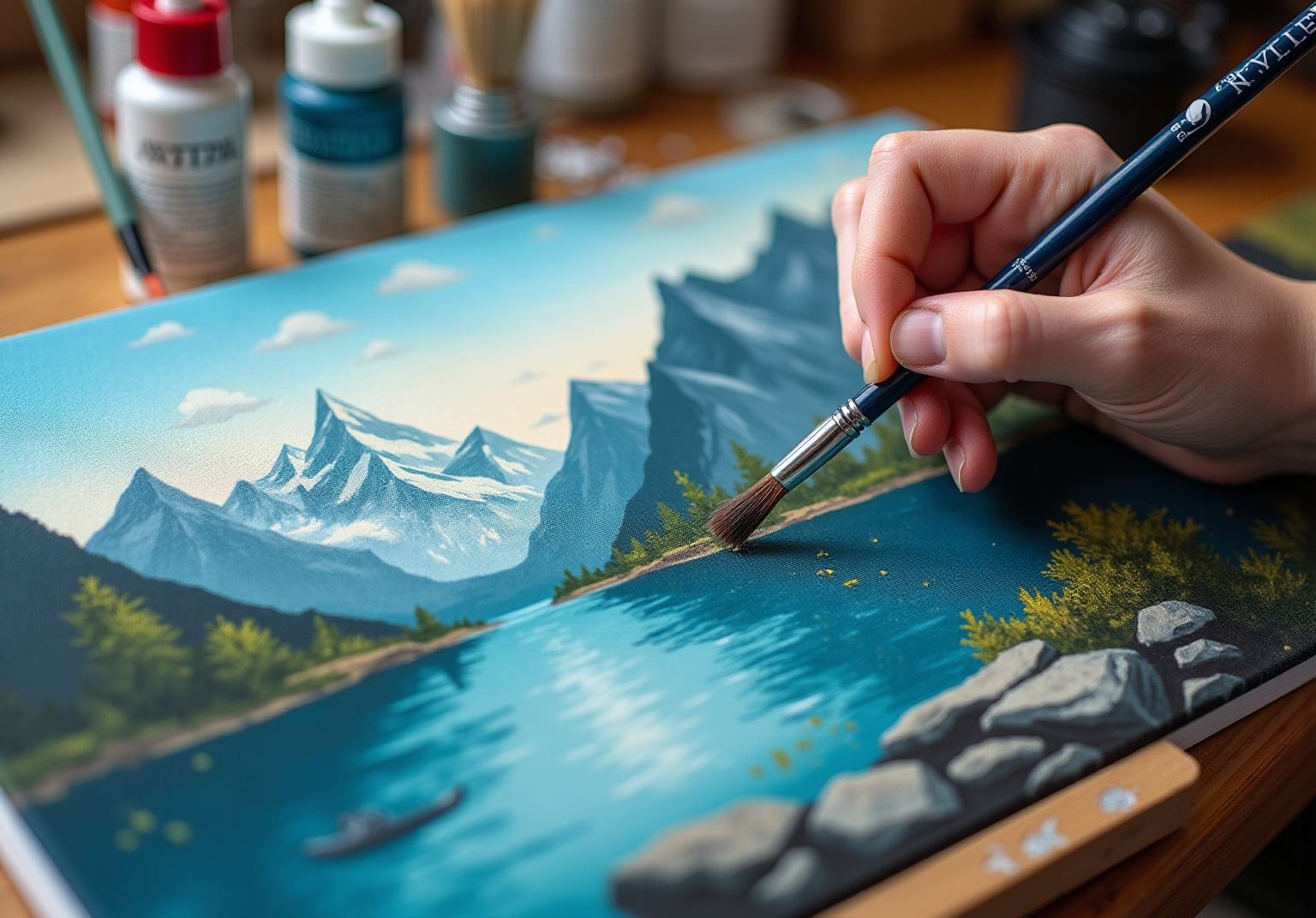 Enhancing a Landscape Painting Enhancing a Landscape Painting