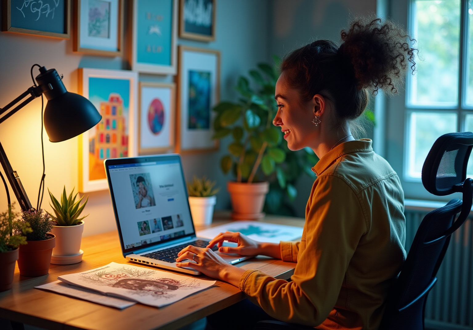 Artist Embracing Dropshipping Freedom