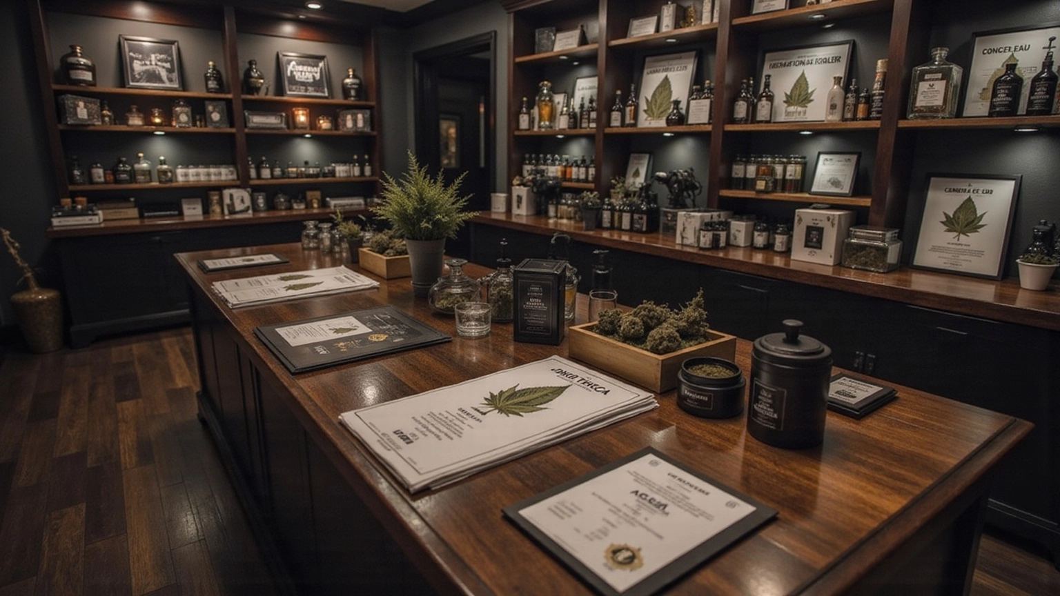 Quality THCA Products in a Modern Dispensary