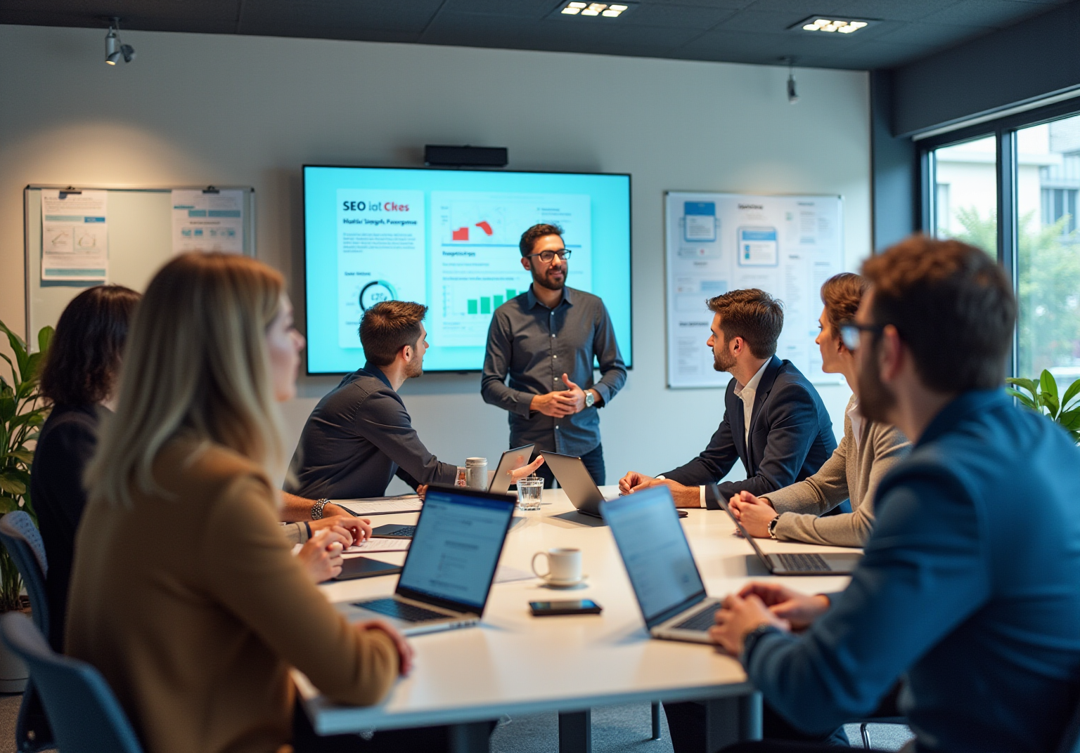 Empowering Team Training Session on SEO