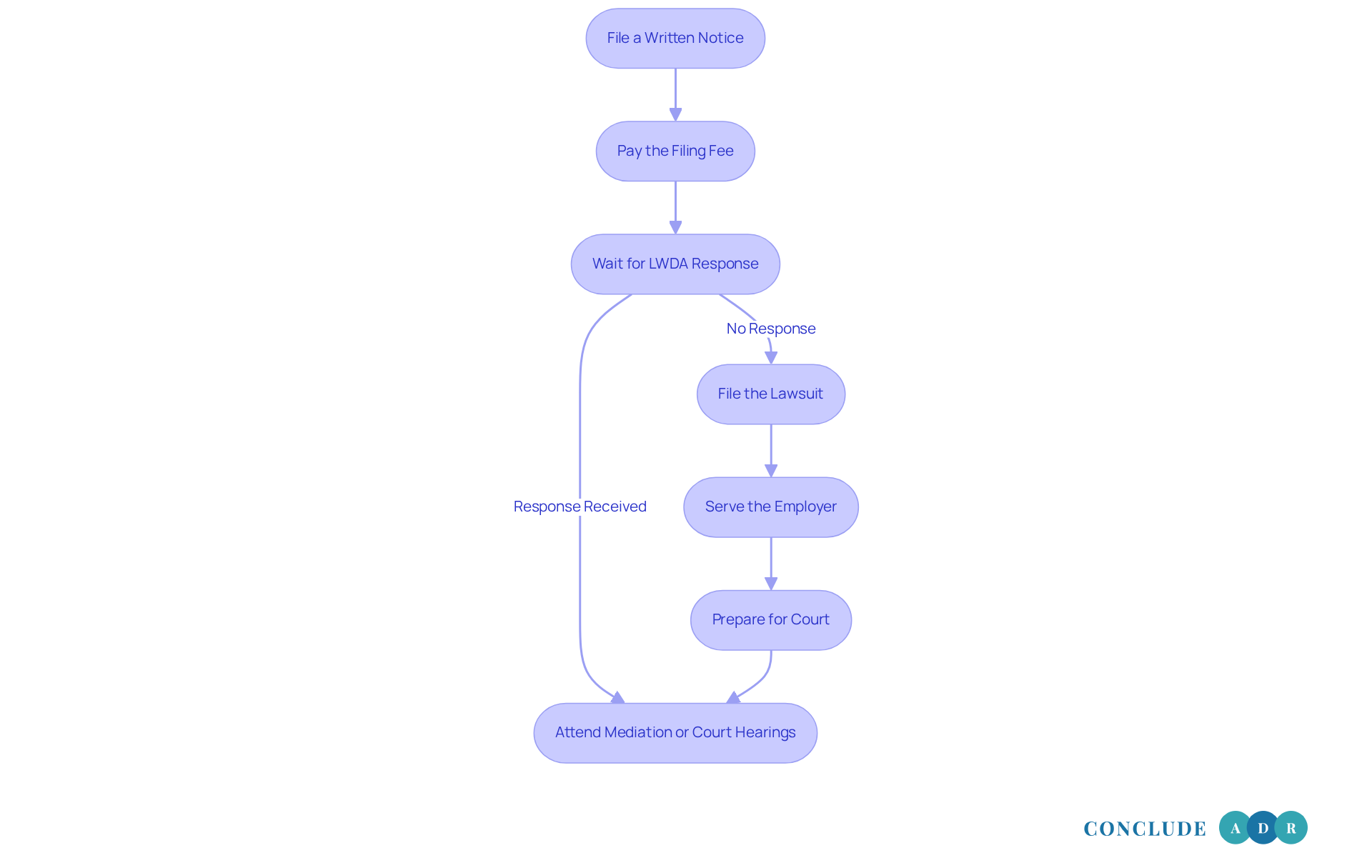 Each box represents a step in the PAGA claims process. Follow the arrows to understand what to do next at each stage, ensuring you don't miss any crucial actions.