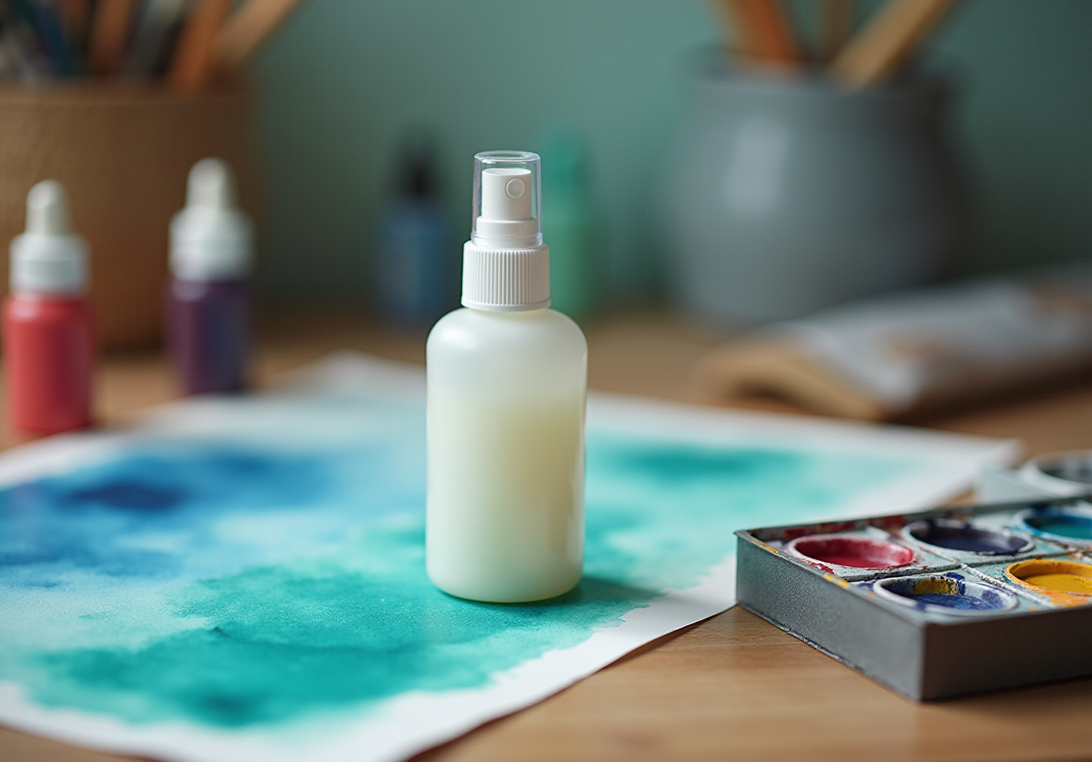Essential Spray Bottle for Watercolor Artists Essential Spray Bottle for Watercolor Artists