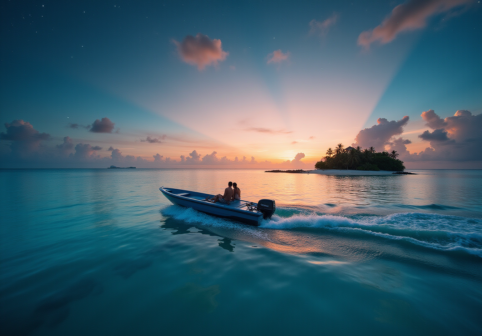 Romantic Journey to Vaadhoo Island