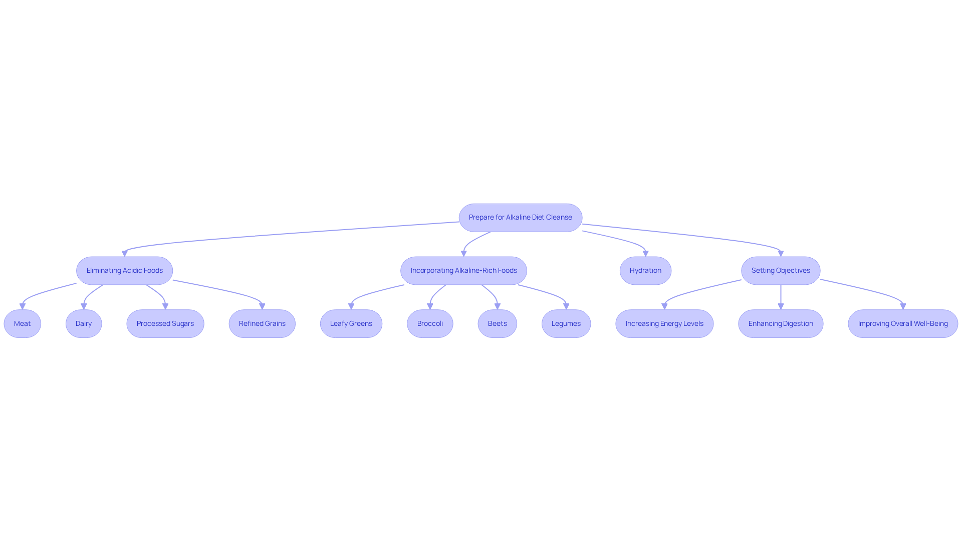 Follow this flowchart for a clear path to preparing your body for an alkaline diet cleanse! Each step guides you through what to eliminate, what to add, how to hydrate, and how to set your goals. Follow this flowchart for a clear path to preparing your body for an alkaline diet cleanse! Each step guides you through what to eliminate, what to add, how to hydrate, and how to set your goals.