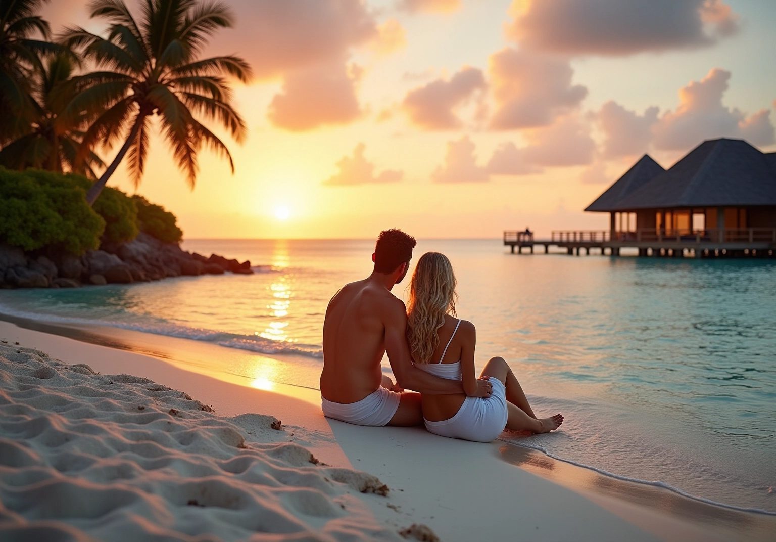 Romantic Honeymoon in the Maldives