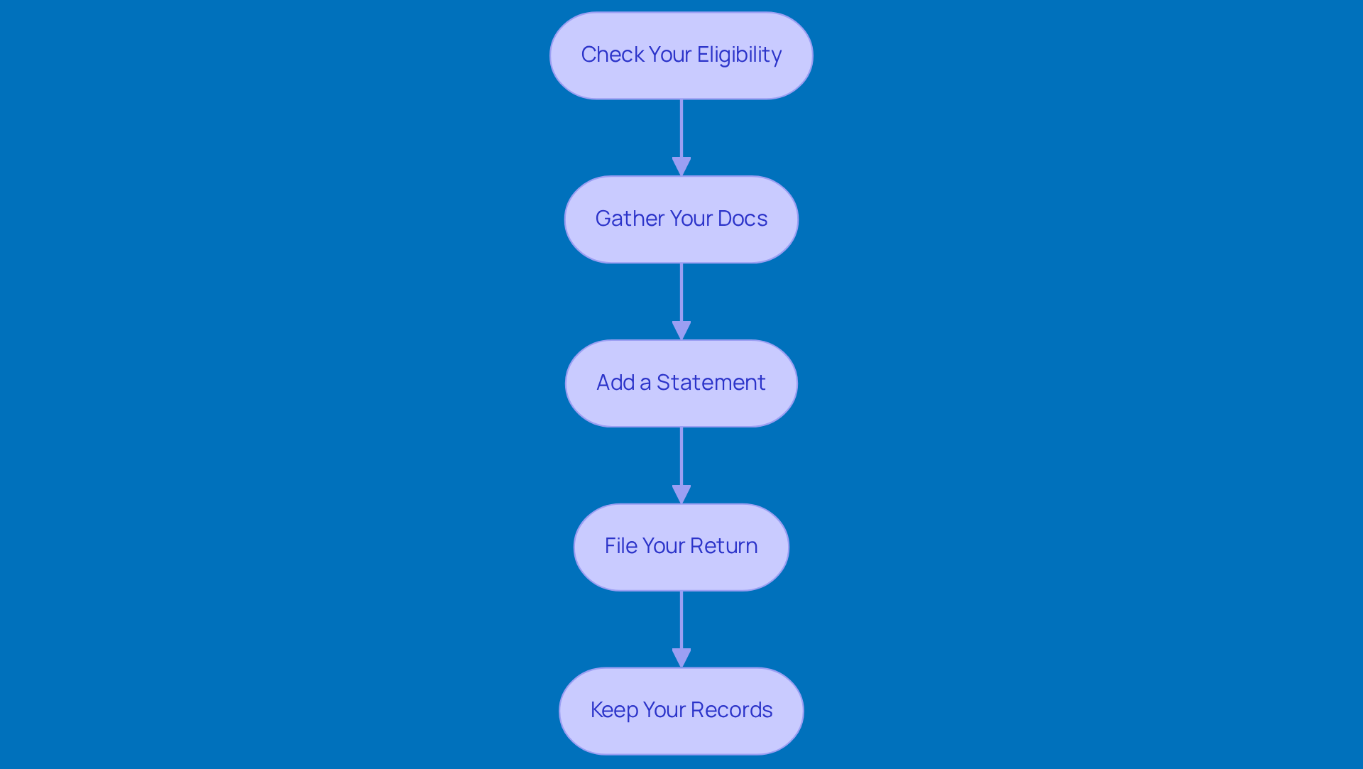 Each box represents a step you need to take to claim your safe harbor election. Follow the arrows to see the order of actions, ensuring you don’t miss any important steps! Each box represents a step you need to take to claim your safe harbor election. Follow the arrows to see the order of actions, ensuring you don’t miss any important steps!