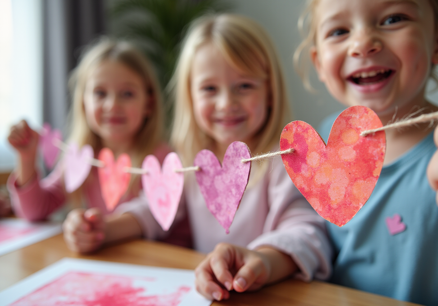 Crafting a Watercolor Heart Garland Crafting a Watercolor Heart Garland