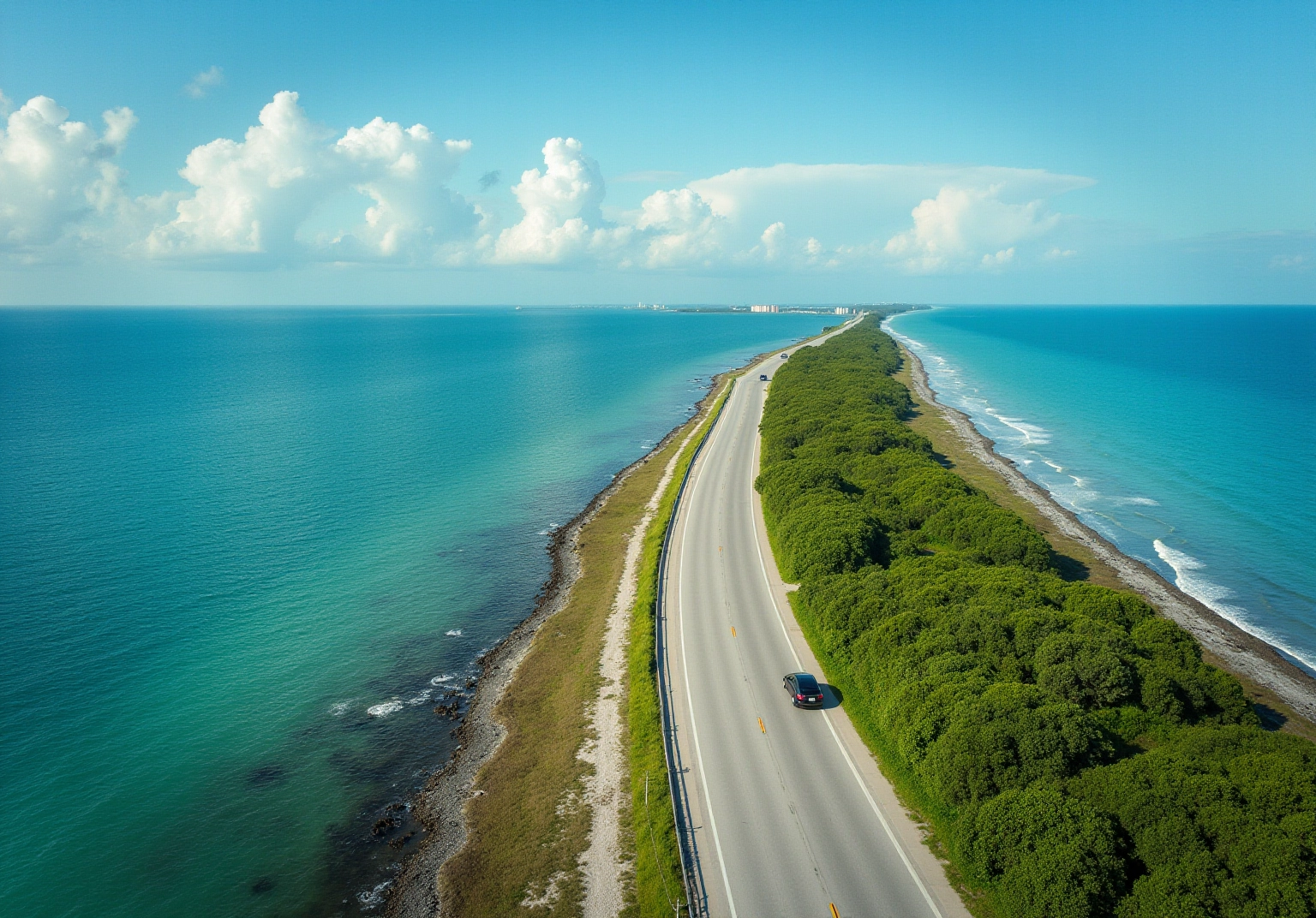 Scenic Drive from Miami to Key West