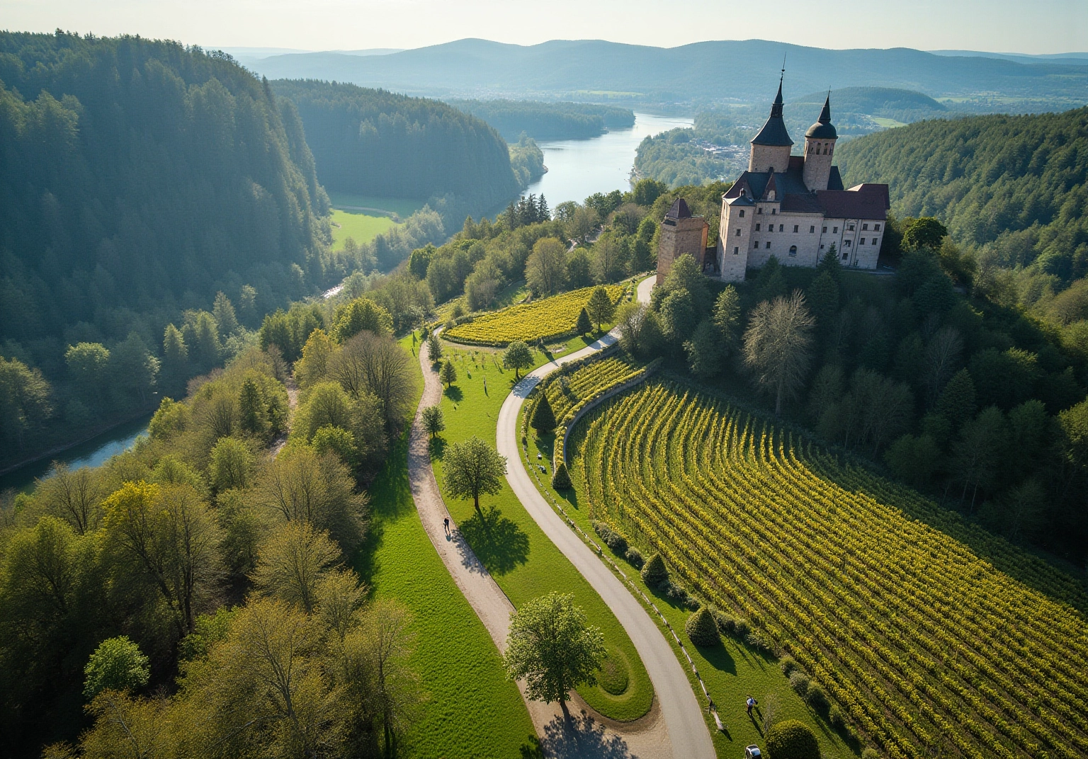 Scenic Trails Around Esslingen Castle Scenic Trails Around Esslingen Castle