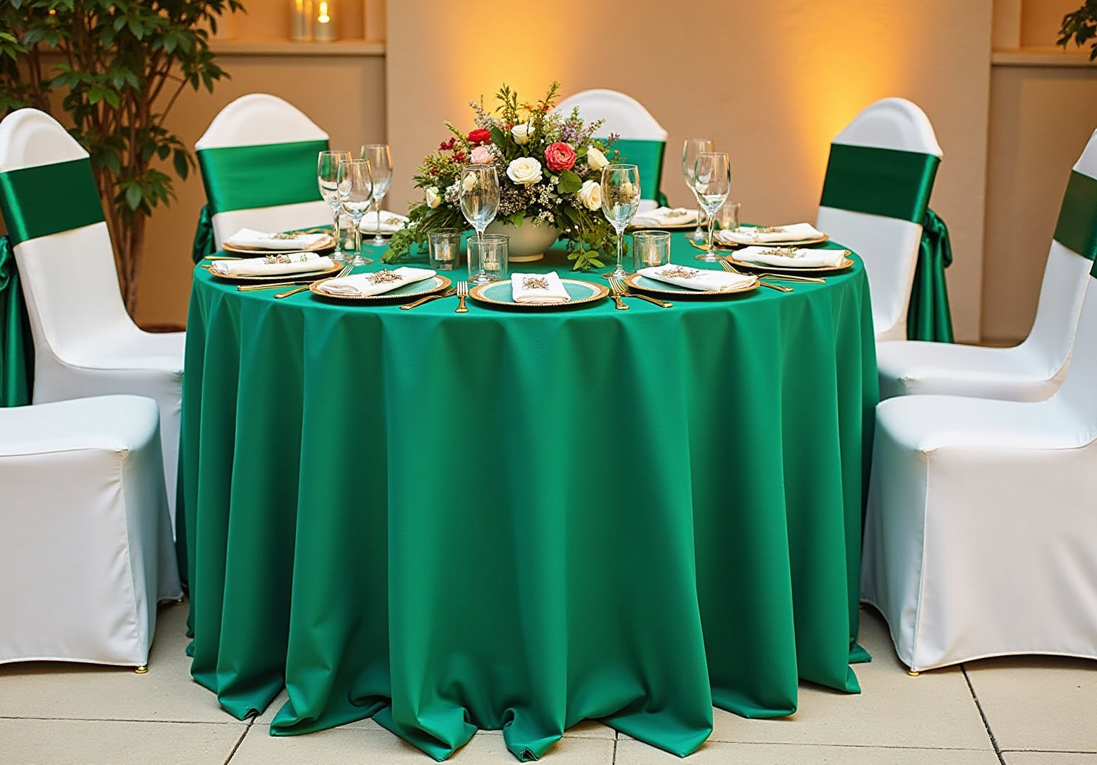 10 Benefits of the 90 Inch Round Polyester Tablecloth for Events