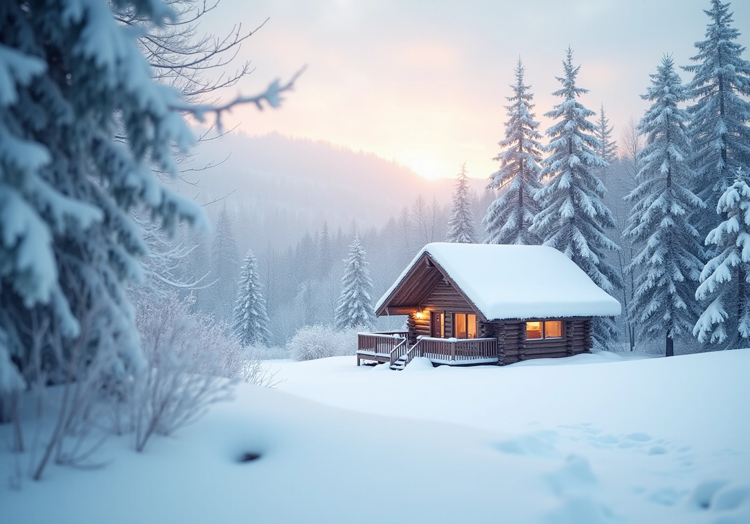Serene Winter Wonderland Serene Winter Wonderland