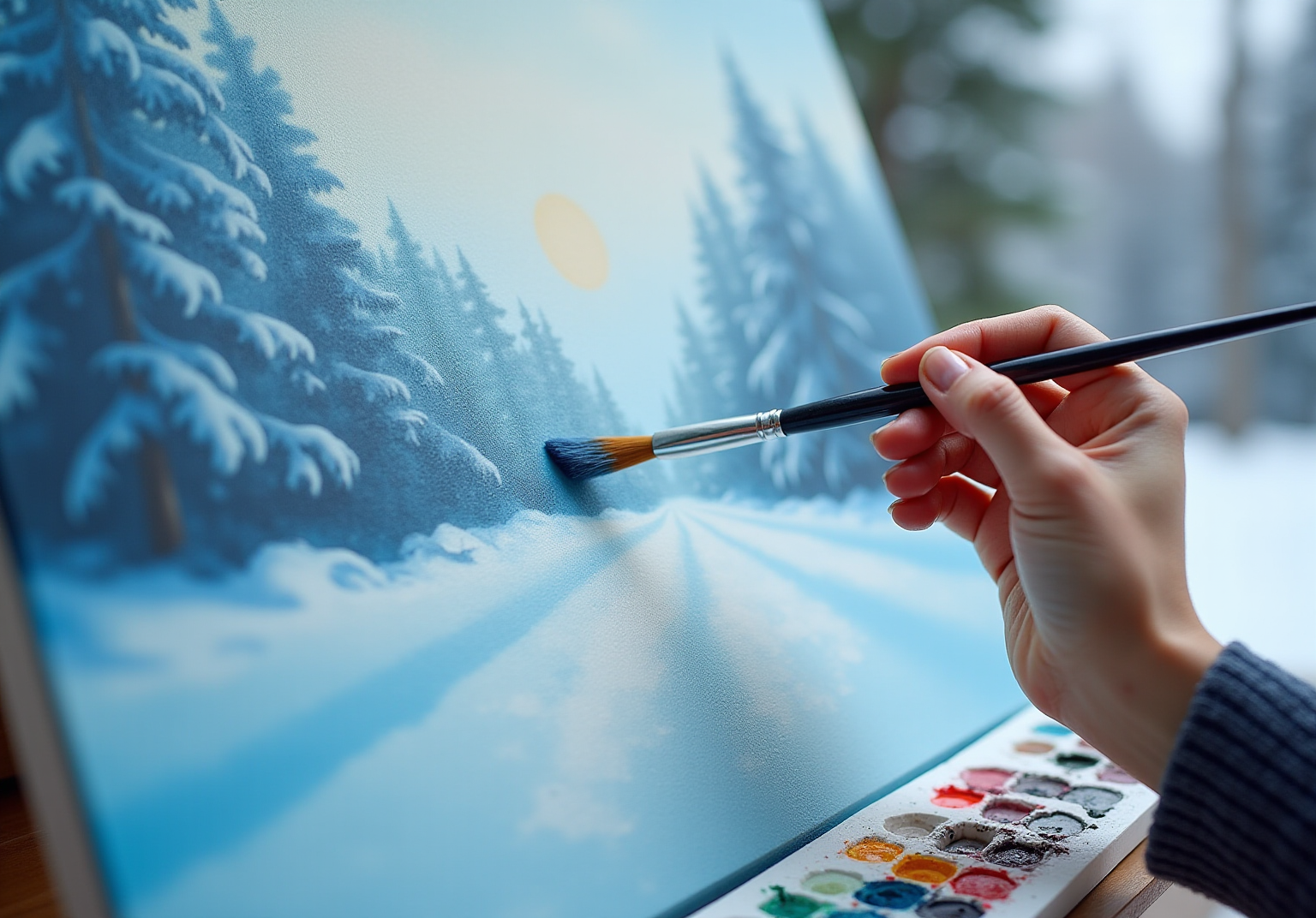 Capturing the Beauty of Winter Watercolors Capturing the Beauty of Winter Watercolors