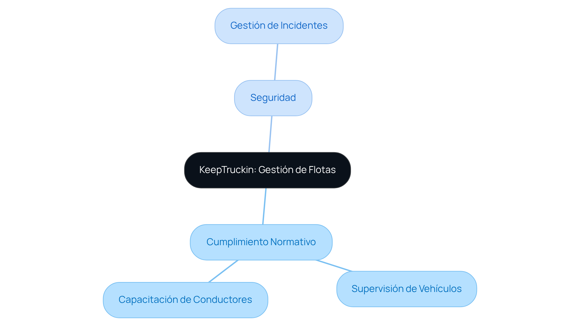 El nodo central representa la plataforma, mientras que las ramas muestran las áreas clave y sus funcionalidades. Sigue las ramas para entender cómo cada función contribuye al cumplimiento y la seguridad.