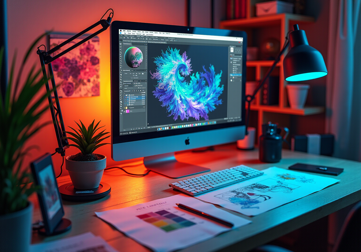 Creative Workspace for Pattern Design Creative Workspace for Pattern Design