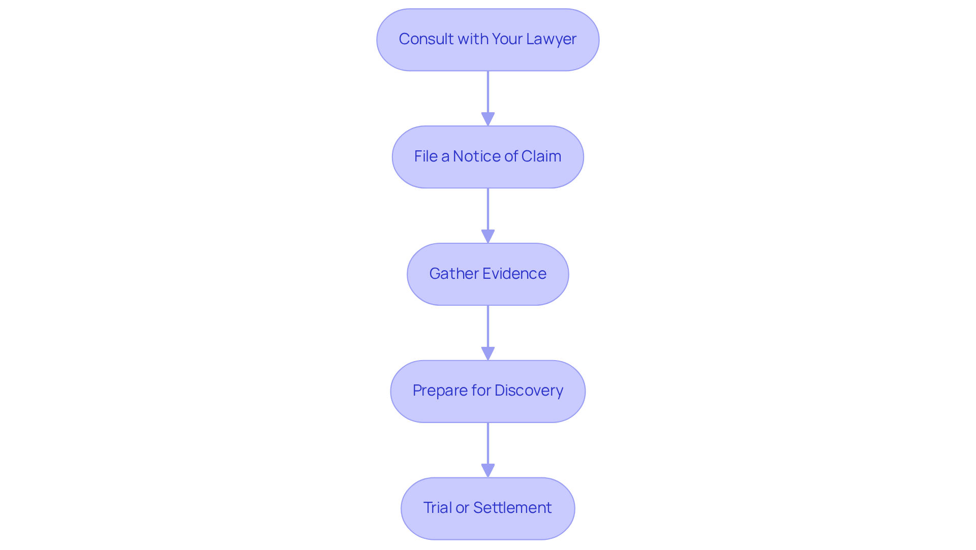 Each box represents a step in the legal process. Follow the arrows to see how each step leads to the next, guiding you through the journey of filing a lawsuit. Each box represents a step in the legal process. Follow the arrows to see how each step leads to the next, guiding you through the journey of filing a lawsuit.