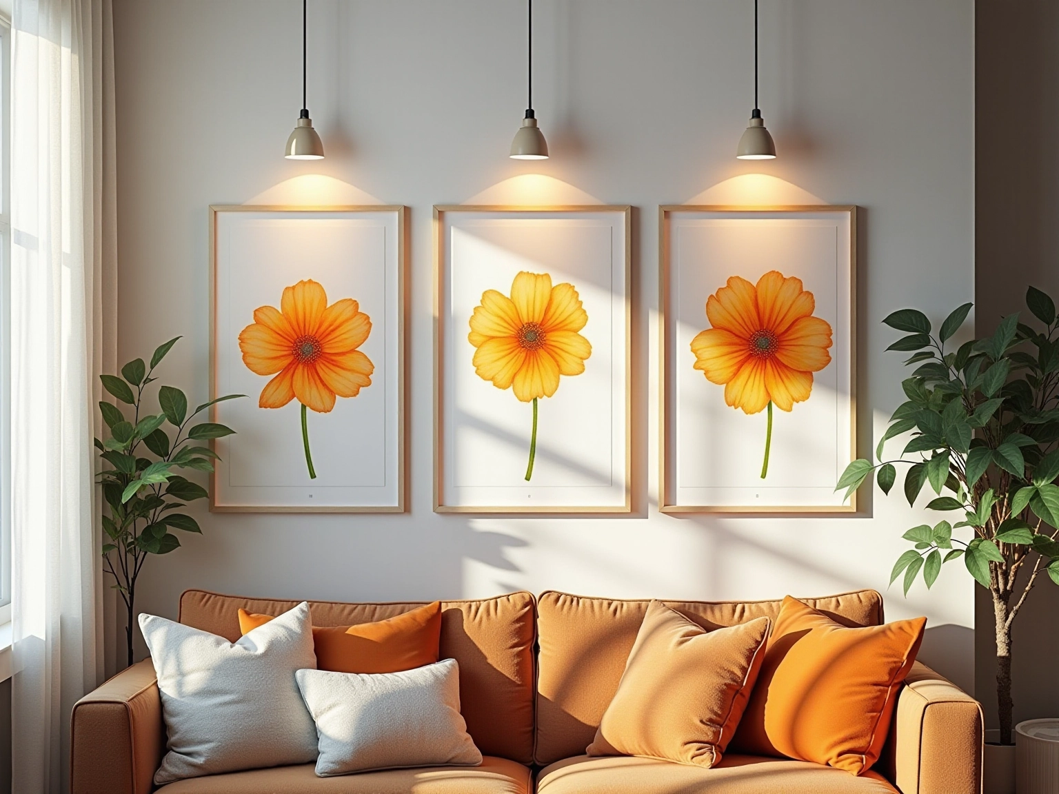 Showcasing Marigold Watercolor Art