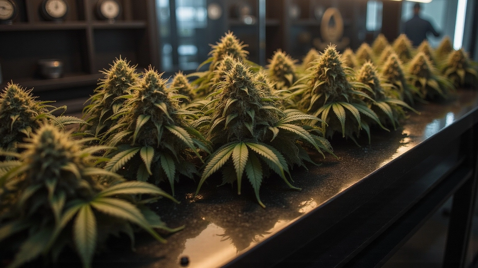Showcasing Quality THCA Flower in a Modern Dispensary