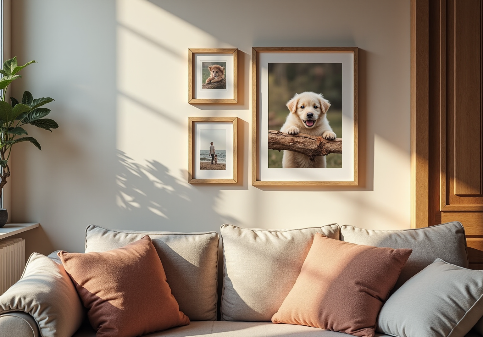 Artistic Living Space with Giclee Prints Artistic Living Space with Giclee Prints