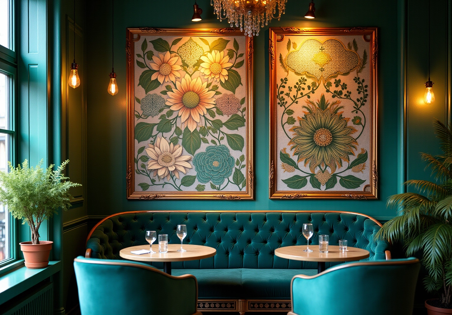Sophisticated Art Nouveau Inspired Interior