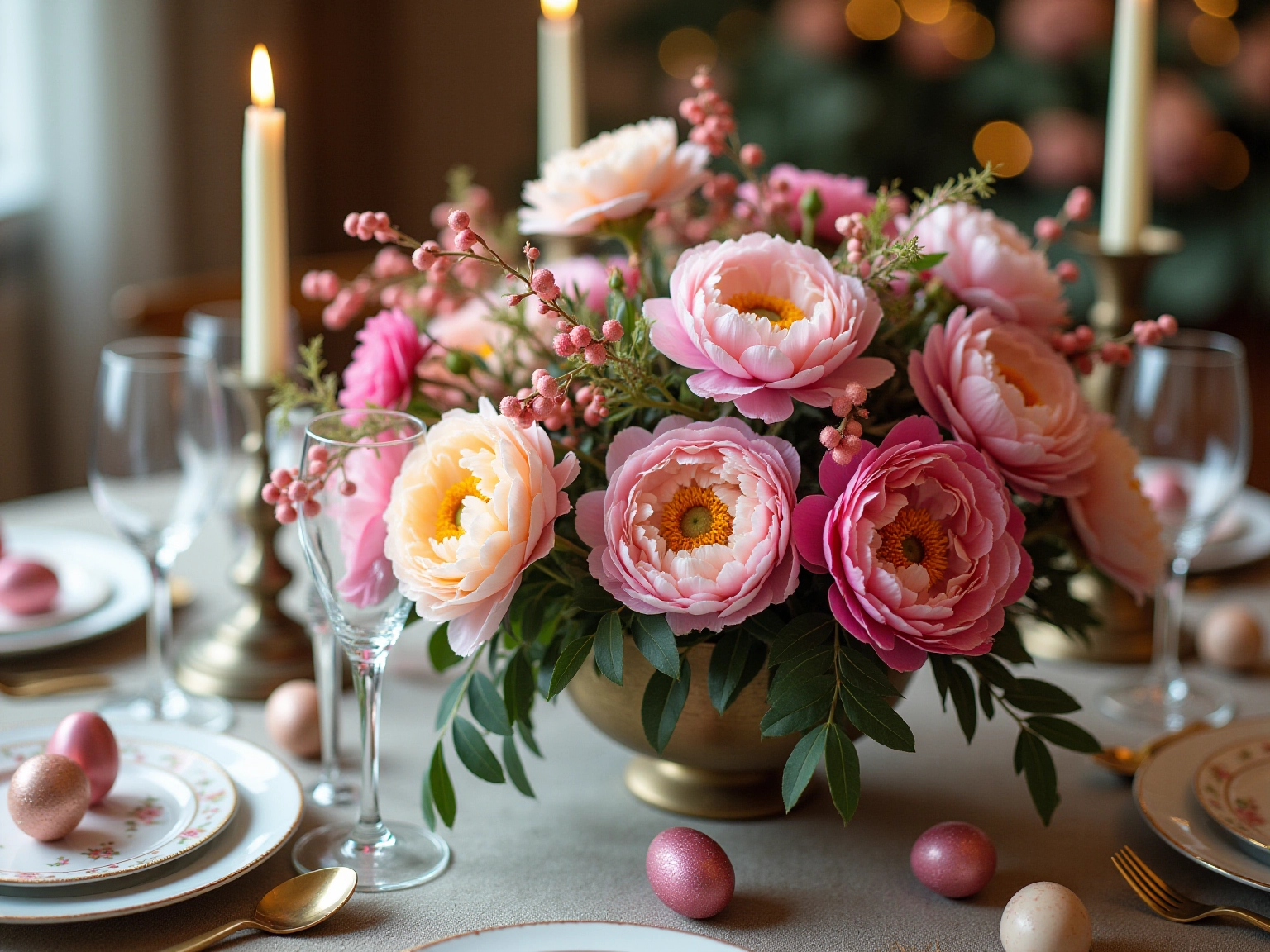 Sophisticated Seasonal Decor with Watercolor Peonies Sophisticated Seasonal Decor with Watercolor Peonies