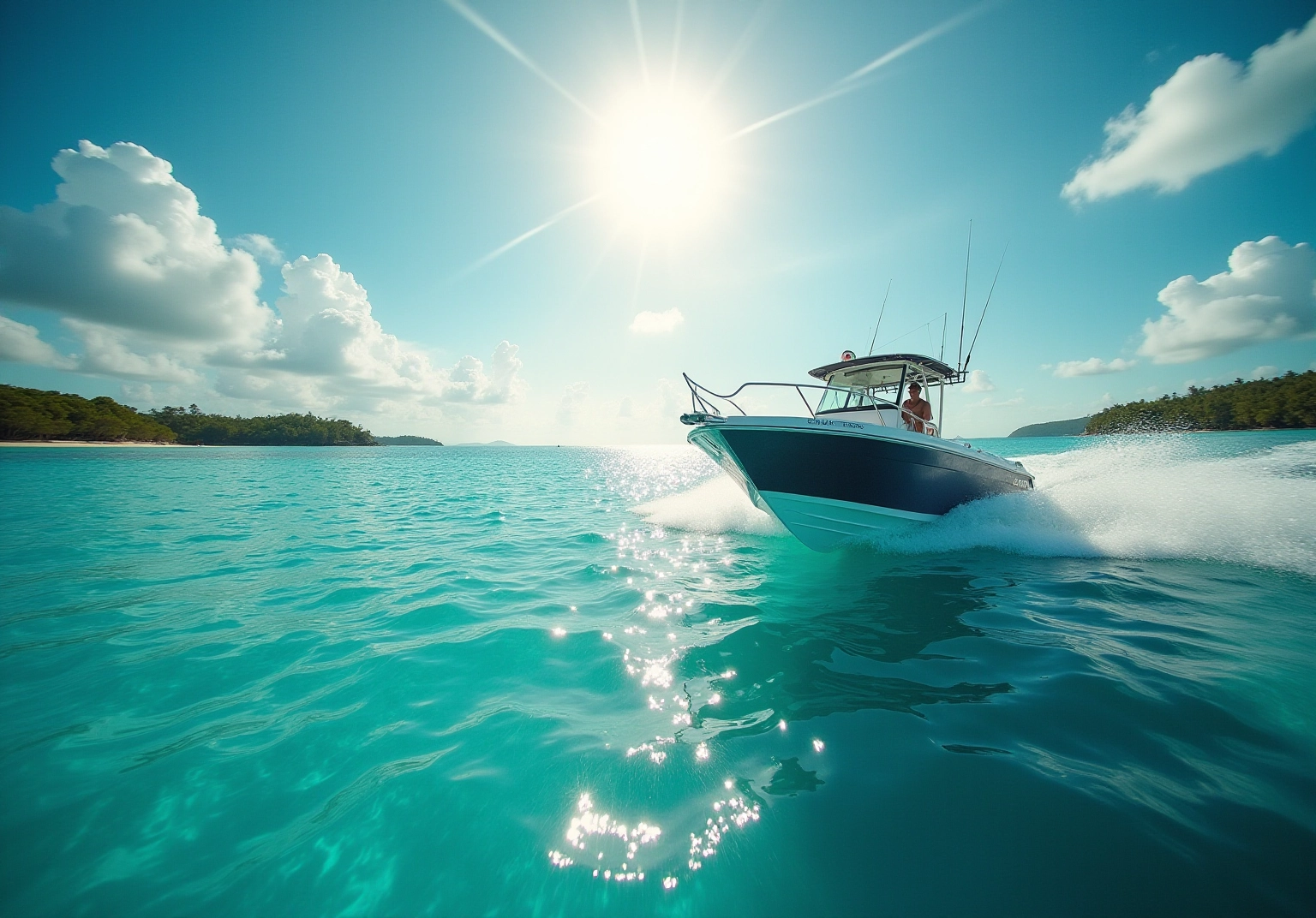 Speedboat Adventure in the Maldives