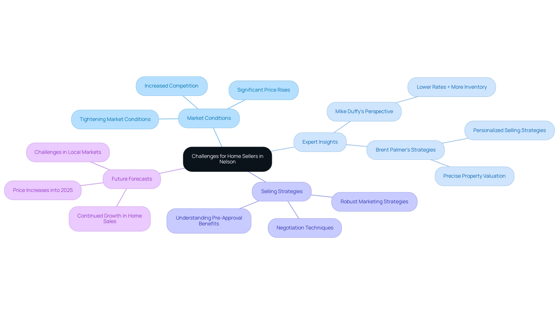 The central node represents the overall challenges, with branches indicating major themes and sub-branches detailing specific challenges and strategies.