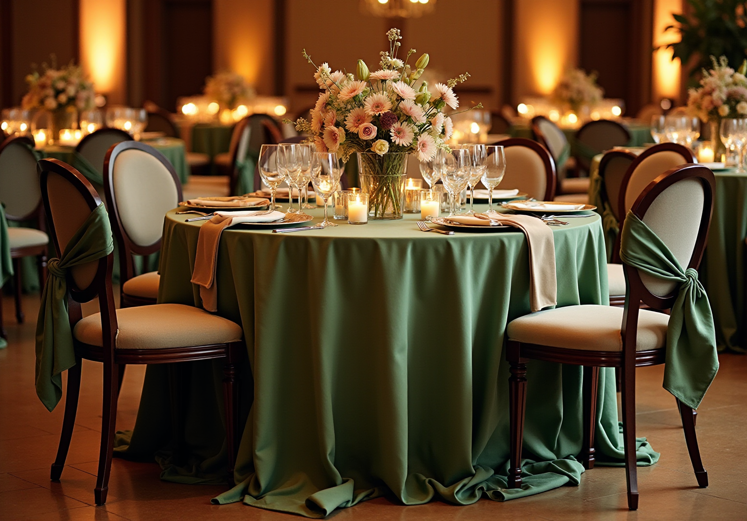 Select the Perfect Green Round Tablecloth for Your Event