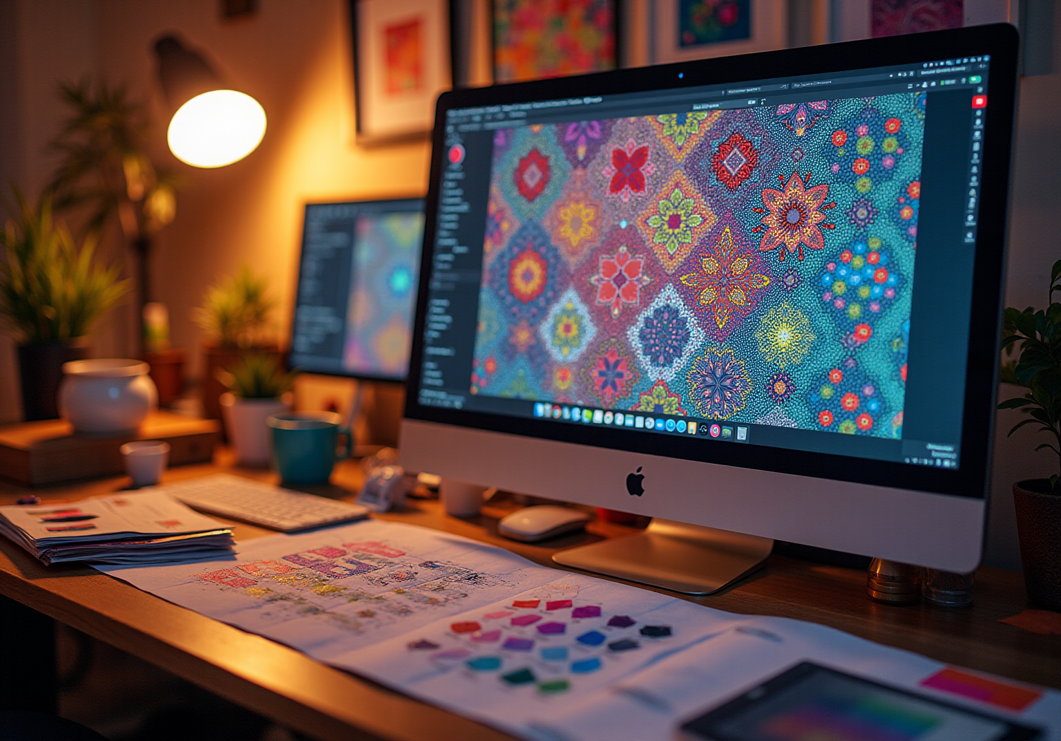 Creative Workspace for Pattern Design Creative Workspace for Pattern Design