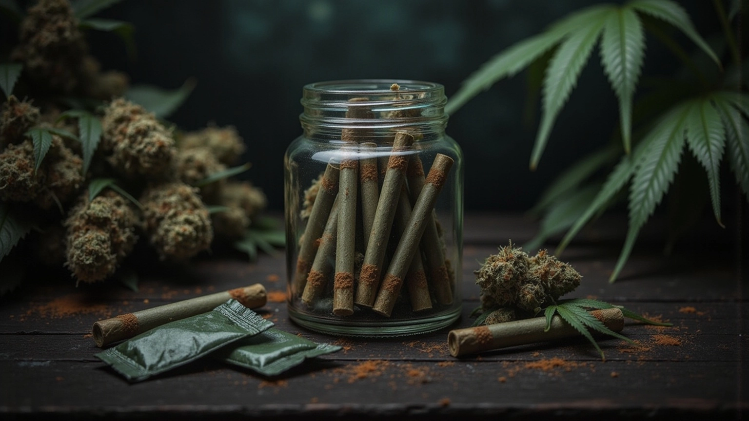 Storing THC Pre-Rolls for Freshness