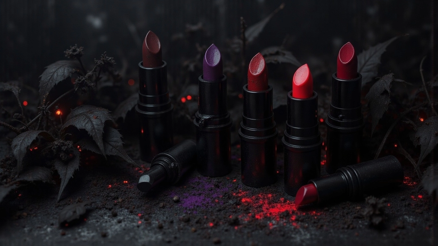 Striking Gothic Lipstick Collection