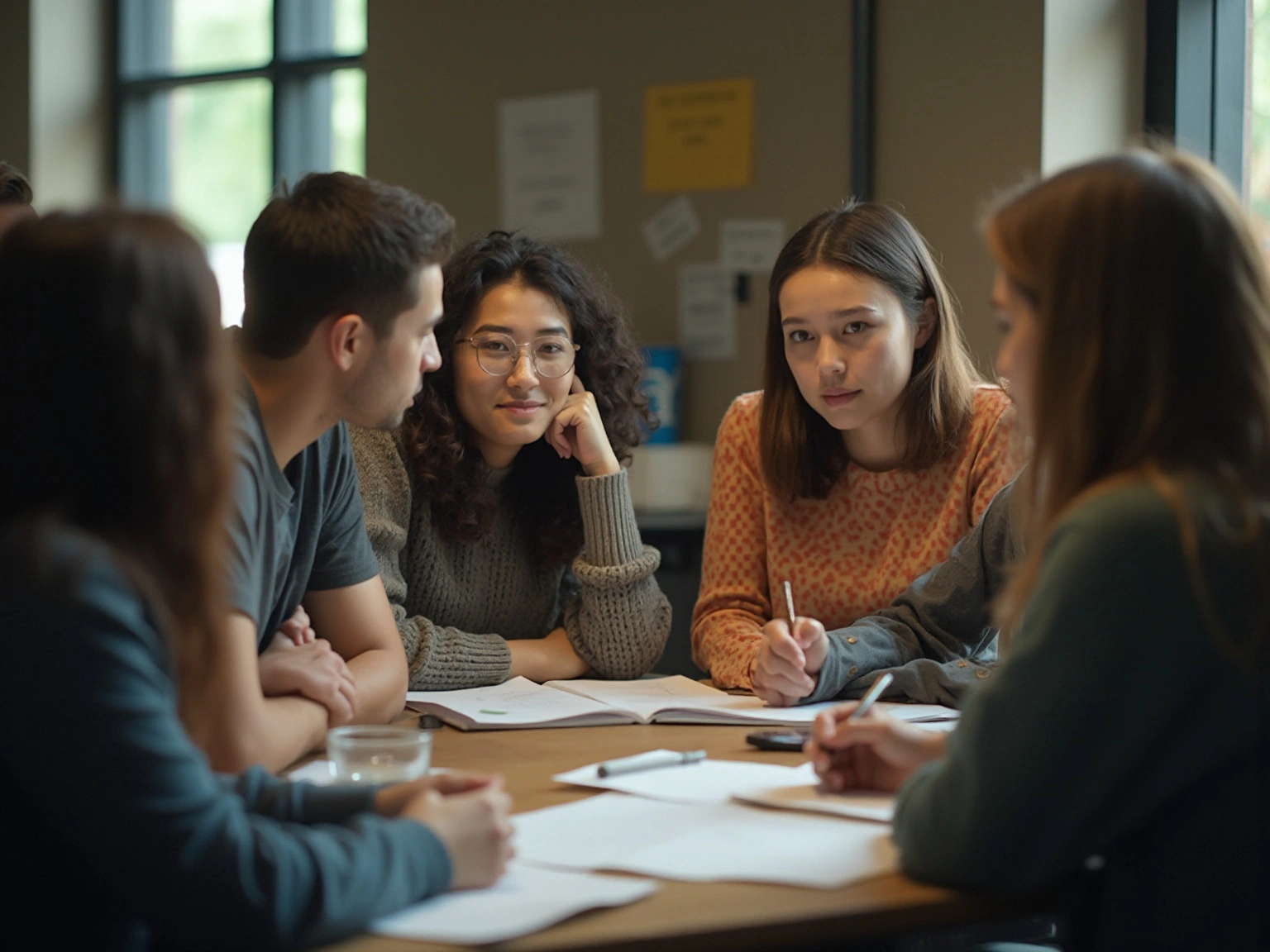 Students Discussing the Impact of Loan Debt