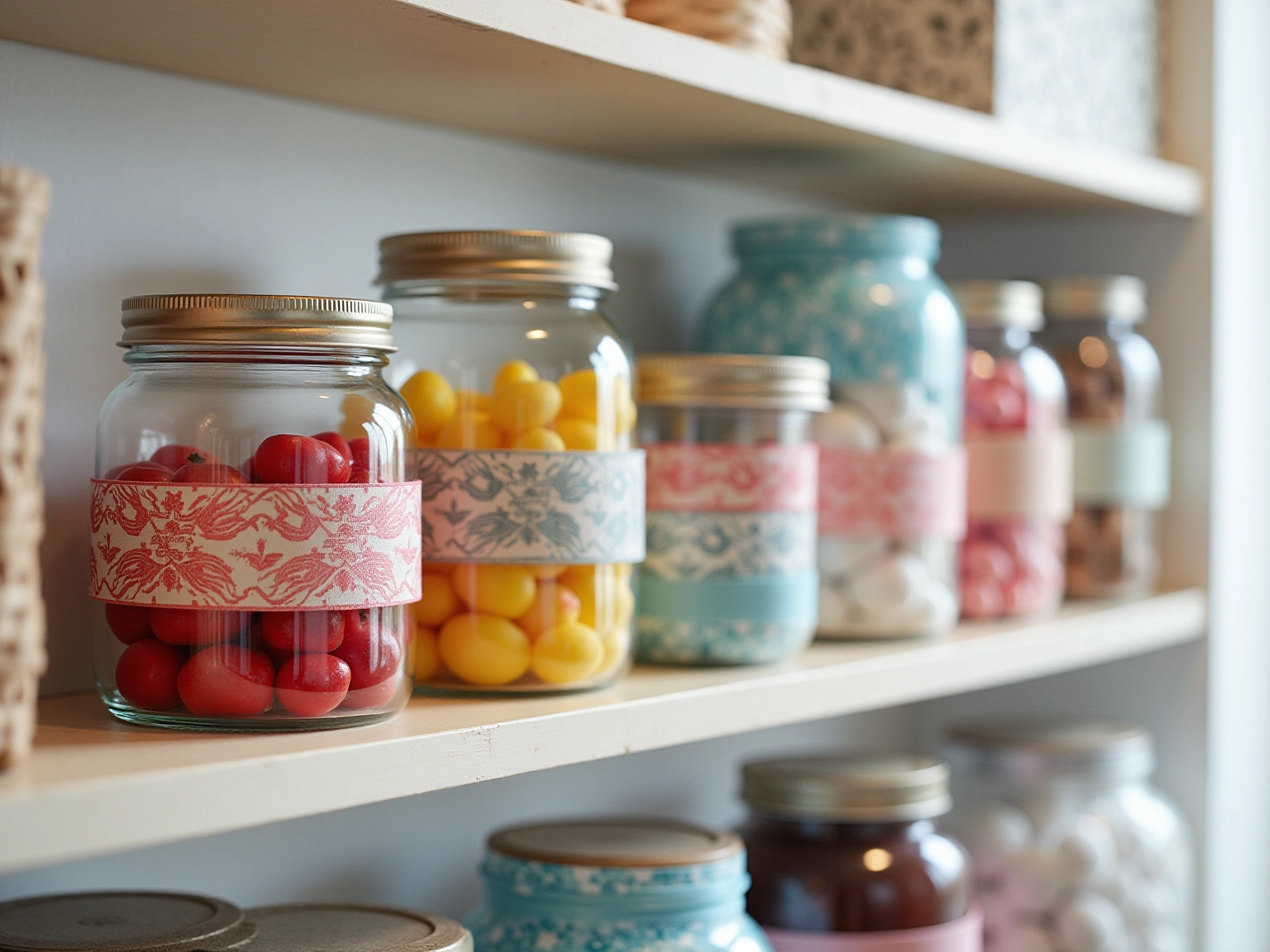 Stylish Storage Solutions with Grosgrain Ribbon