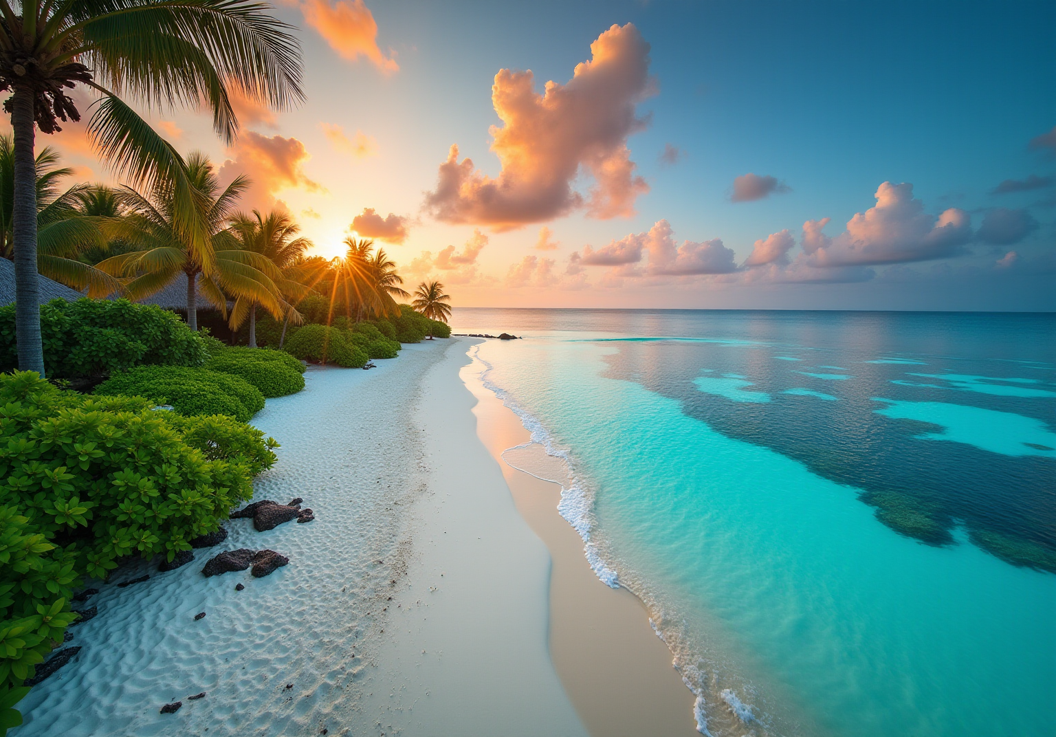 Tropical Paradise of the Maldives