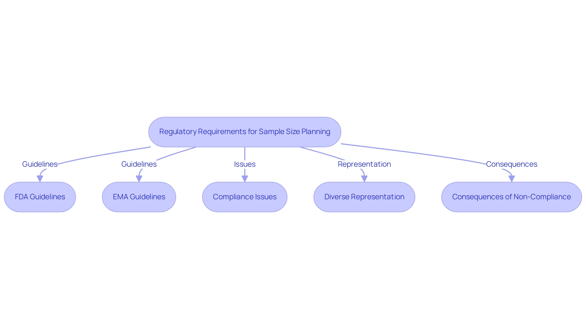 Boxes represent key components of the regulatory requirements and compliance processes, with arrows indicating the flow of information and relationships between elements.