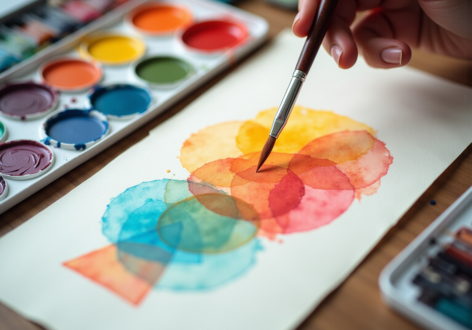 Beginner's Abstract Watercolor Techniques
