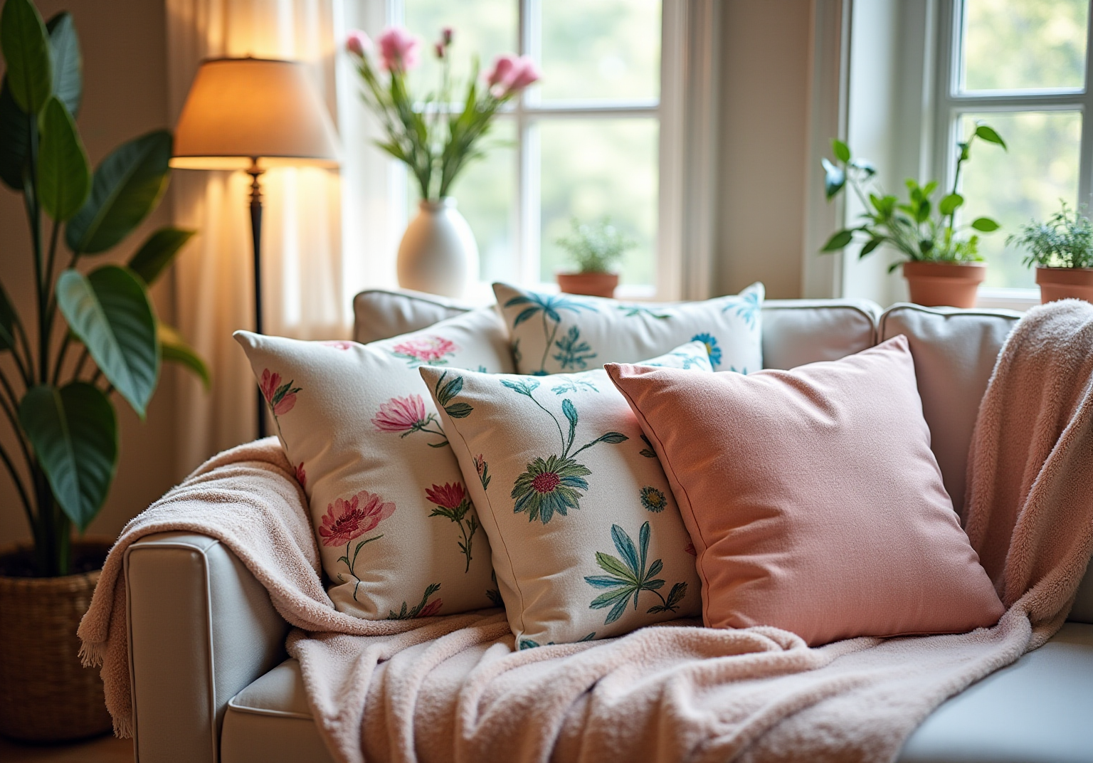 Personalized Home Furnishings in a Cozy Interior Personalized Home Furnishings in a Cozy Interior
