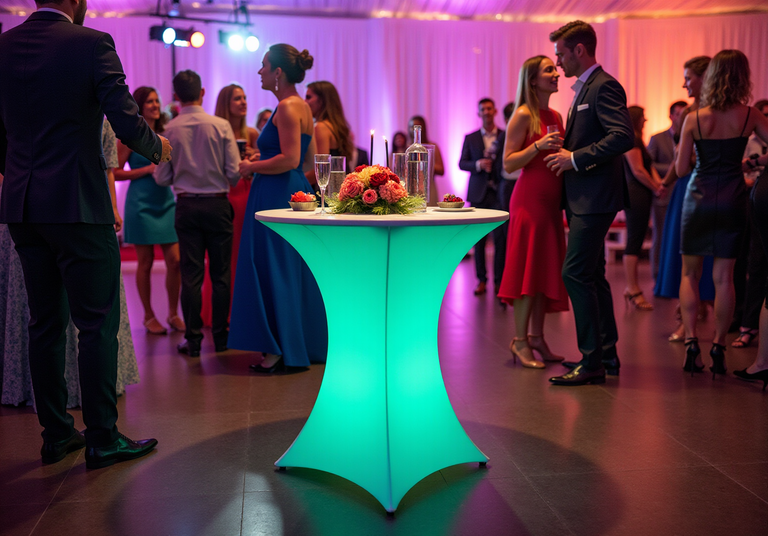 Maximize Your Events with Spandex Cocktail Table Covers: Best Practices