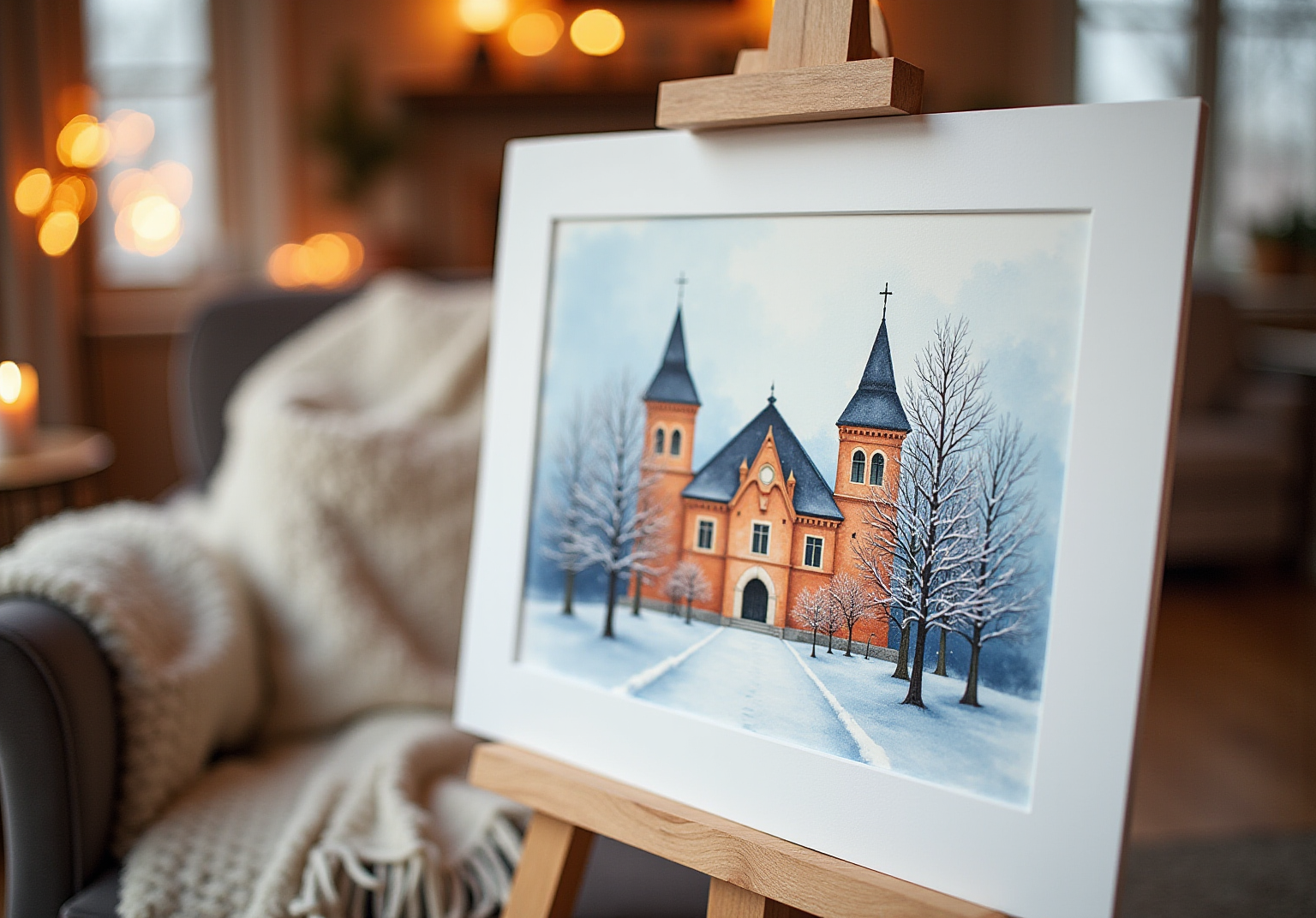 Warmth of Vienna: Winter Watercolor Illustrations Warmth of Vienna: Winter Watercolor Illustrations